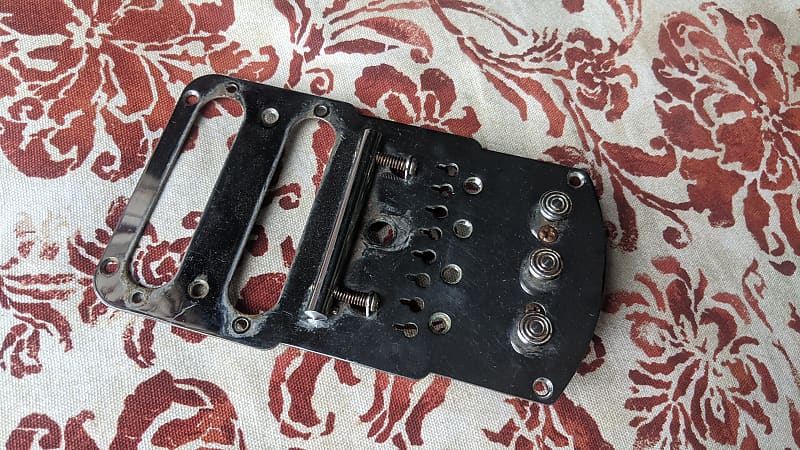 Fender Stringmaster 1955 bridge control plate switches | Reverb