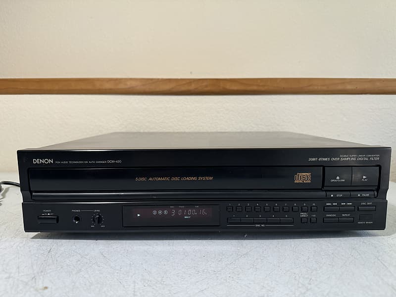 Denon DCM-420 CD Changer 5 Compact Disc Player HiFi Stereo | Reverb