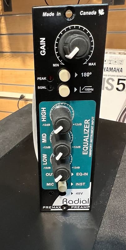 Radial PREMAX - 500 Series Pre Amp EQ 500 Series Processor | Reverb