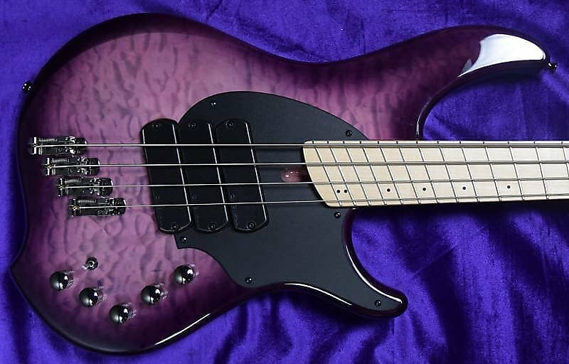 Dingwall Combustion (4-String), Ultra Violet / Maple / 3 | Reverb