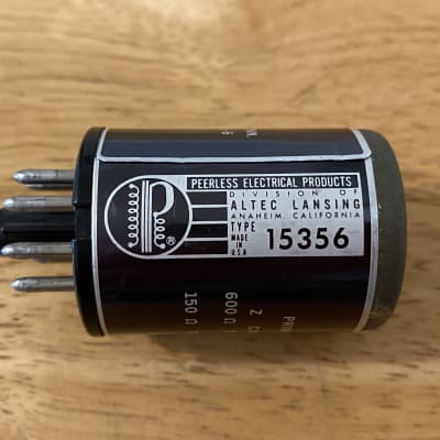 Altec Lansing / Peerless 15356 Octal Plug in Line | Reverb