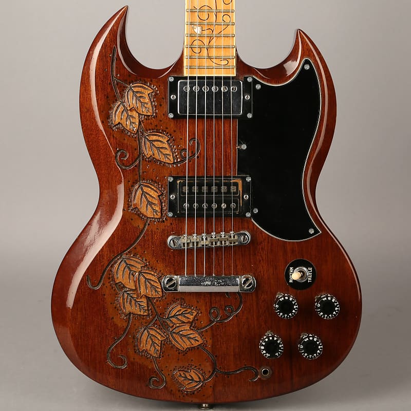 Electra Model 2247 Oak Tree of Life Custom SG - Carved Top | Reverb