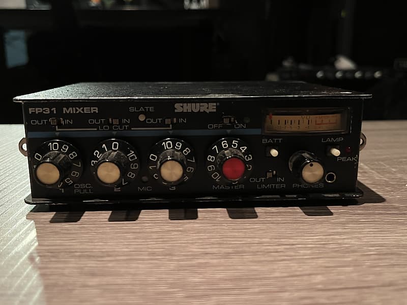 Shure FP31 Portable 3-Channel Mixer 90s | Reverb