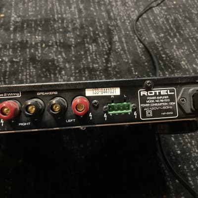 Rotel RB-1510 stereo amplifier power amp | Reverb