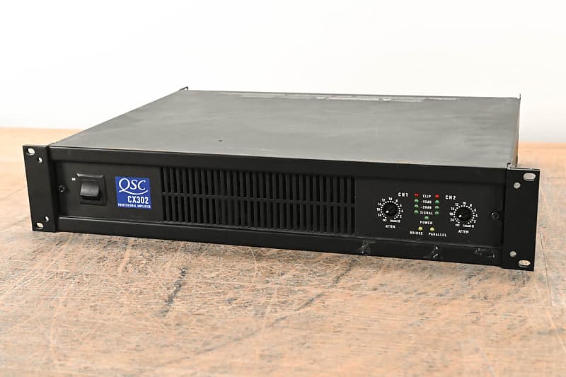 QSC CX302 2-Channel Power Amplifier CG01GM2 | Reverb