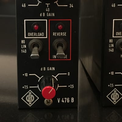 Neumann Pair of V476B Microphone Pre-Amplifier 70's | Reverb