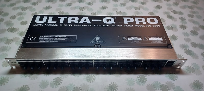 Behringer Behringer Ultra Q Pro PEQ 2200 5 Band Parametric | Reverb