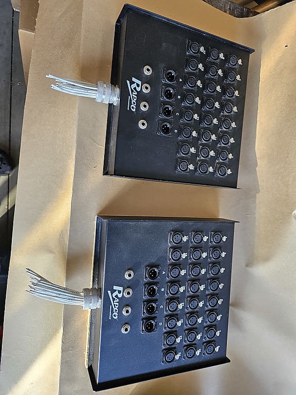 Rapco Horizon 24x4 channel snake cable and boxes | Reverb