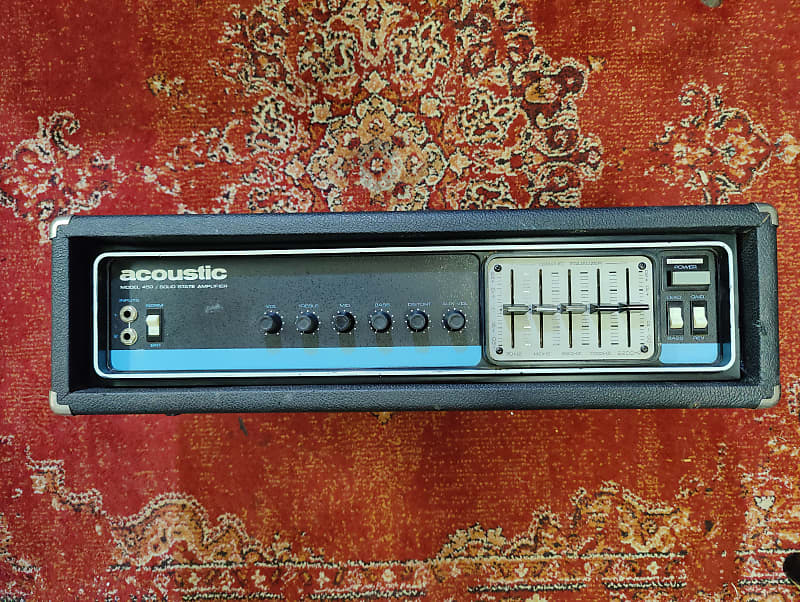 Acoustic Model 450 Doom/Sludge Metal Amp 1970s - Black | Reverb