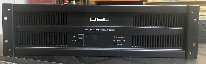 QSC ISA 450 Commercial Power Amplifier | Reverb