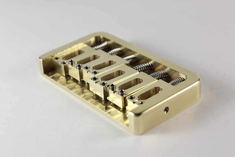 Stratocaster brass hardtail bridge wide spacing 56.5 mm - 2 | Reverb
