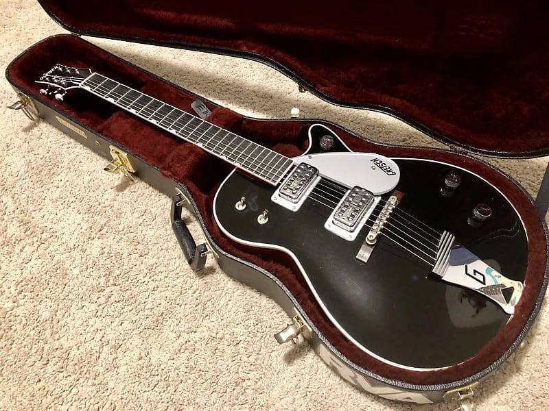 Gretsch G6128 Duo Jet with TV Jones 2011 Black | Reverb