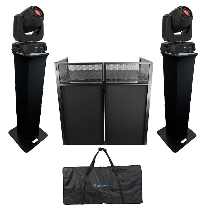 2) Chauvet DJ Intimidator Spot 360X Moving Heads+Black | Reverb