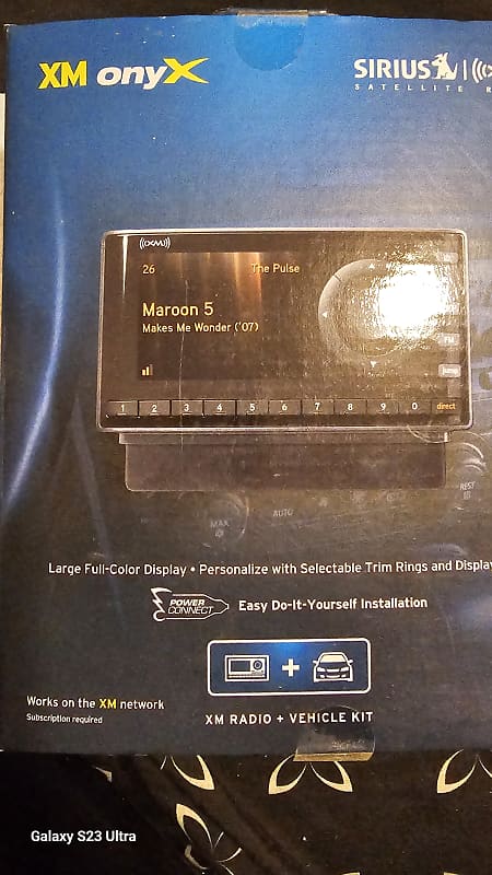 Sirius XM XM onyx XM Radio & Vehicle Kit in Original | Reverb