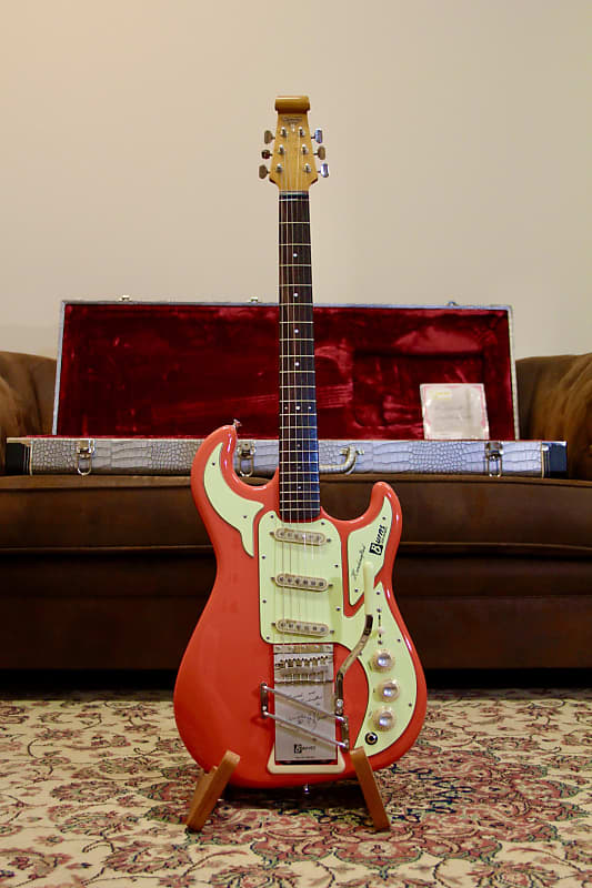 Burns Custom Elite Hank Marvin | Fiesta Red | Reverb Australia