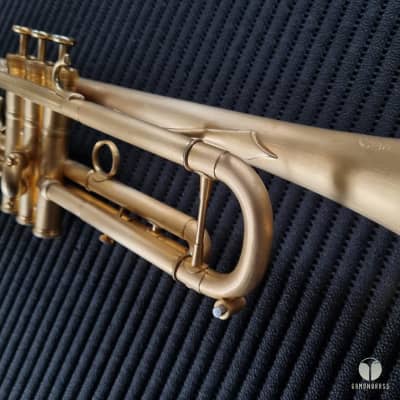 D. Calicchio L 1s ML goldplated trumpet, original case ! | Reverb