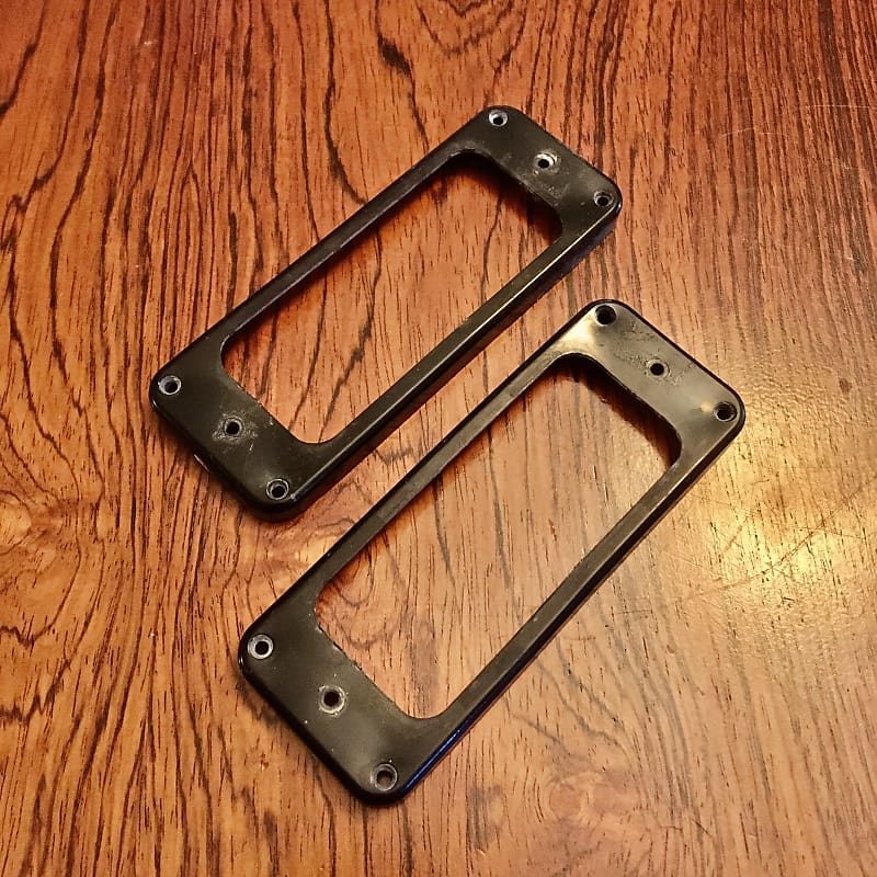 Gibson P90/ mini humbucker pickup goof rings 1970 Black | Reverb