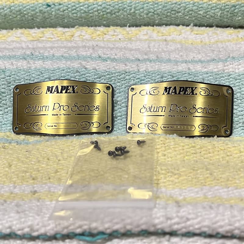 Mapex Saturn Pro Series Hanging Tom Badges | Reverb