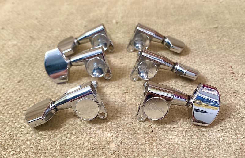 Used C.F. Martin Logo Guitar Tuners-Tuning Keys-Complete Set | Reverb