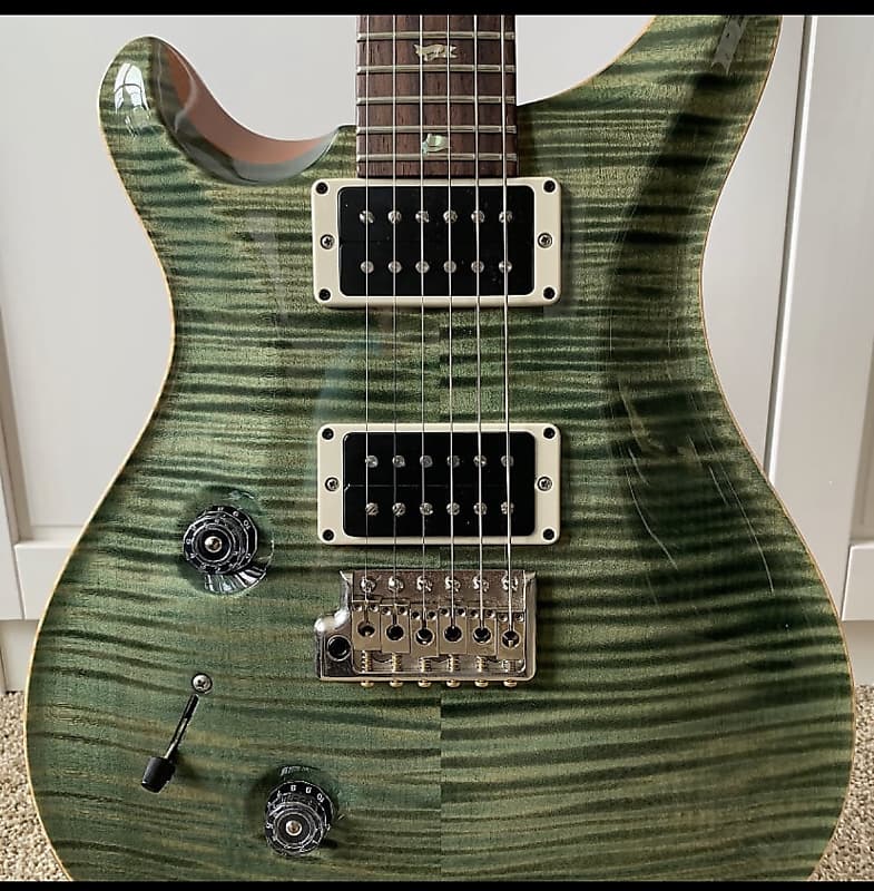 PRS Custom 24 Ten Top 2012 - Trampus Green | Reverb