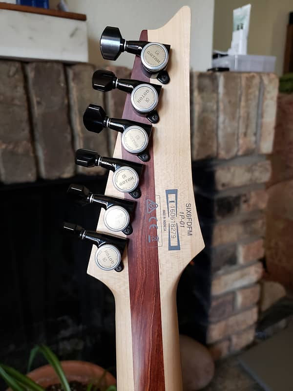 Ibanez SIX6FDFM BCB Ibanez Iron Label S Series 6-String Ibanez SIX6FDFM BCB Ibanez Iron Label S Series 6-String