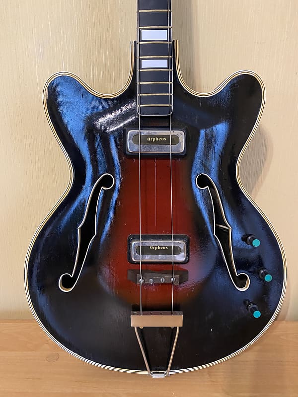 Orfeus Orpheus Hebros Bass Guitar Vintage 1970 | Reverb