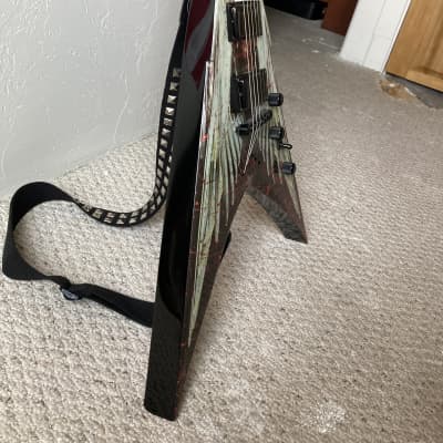 Dean Dave Mustaine Angel of Death Flying V Guitar | Reverb