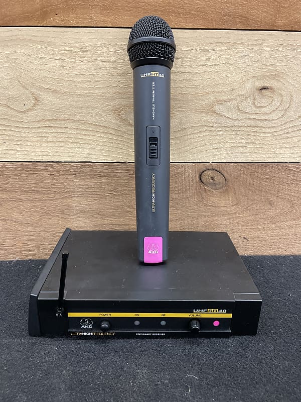 AKG UHF SR 40 with UHF HT 40 Microphone | Reverb