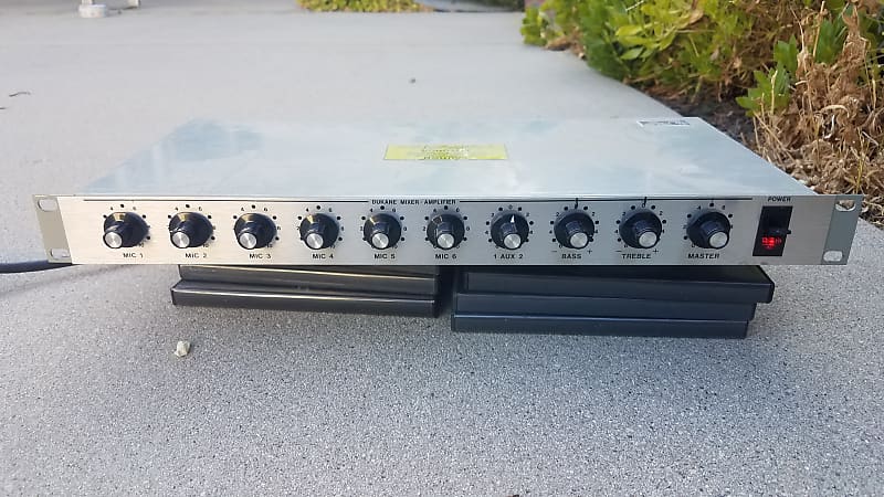 Dukane 2A69 Vintage Mic Pre Preamp Amplifier Mixer 8-channel | Reverb
