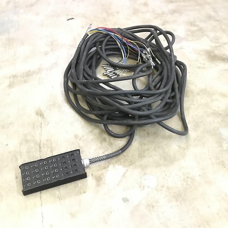 Breakout Box Audio Stage Snake 16 Inputs x 8 Out (150ft) | Reverb