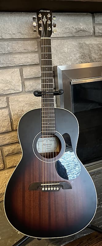 Alvarez RP266SESB Parlor Acoustic-Electric Guitar Sunburst | Reverb