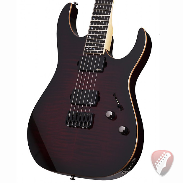 Schecter Banshee-6 Active Electric Guitar in Crimson Red | Reverb