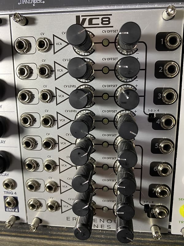 Erogenous Tones VC8 Octo VCA 2021 Silver | Reverb