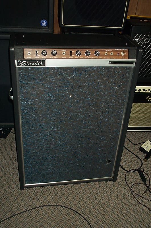 Standel Studio 30G Guitar Amplifier 1969 Black/Wood/Turquoise | Reverb