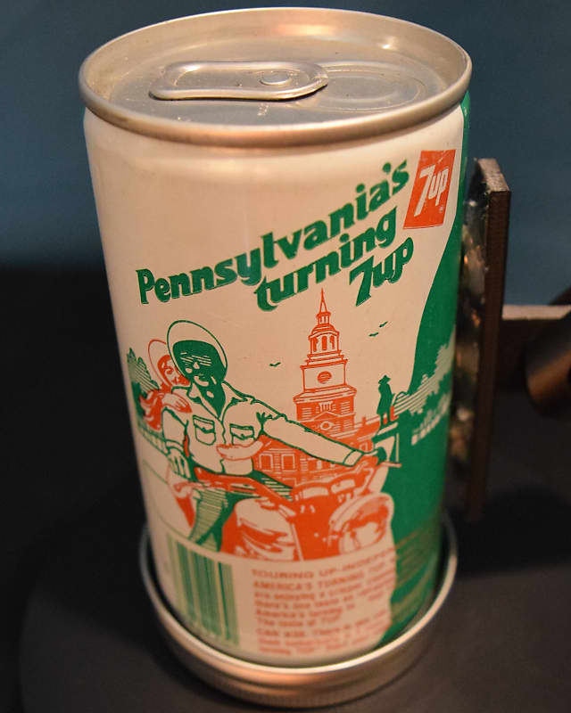 Lo Fi Soda Can Microphone - 1970s 7Up Pennsylvania | Reverb UK