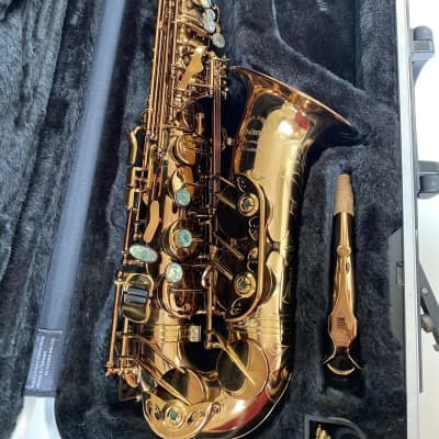 super clean Conn C melody gold plated saxophone rolled tone | Reverb