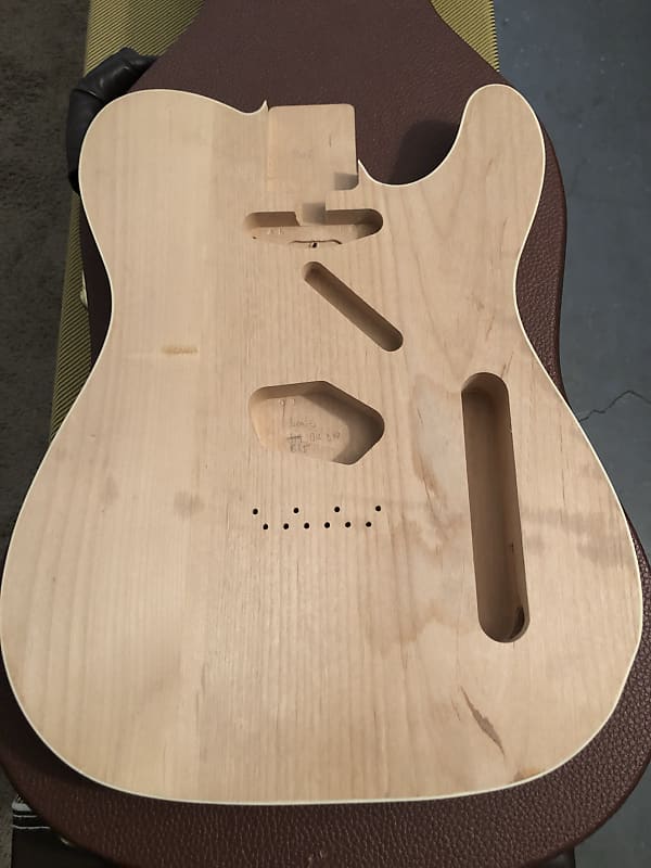 Fender Telecaster Body Double Bound Alder Unfinished | Reverb