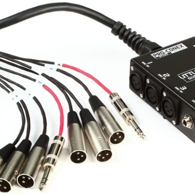 Hosa SH-6X2-30 30 Foot Pro-Conex Little Bro Sub Snake, Hosa 6 | Reverb