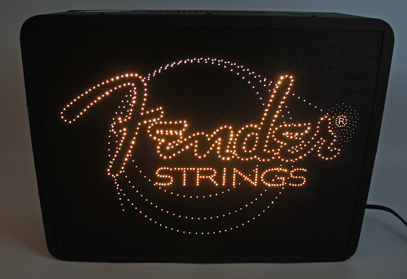 Fender Strings Fiber Optic Display 1999 Black | Reverb