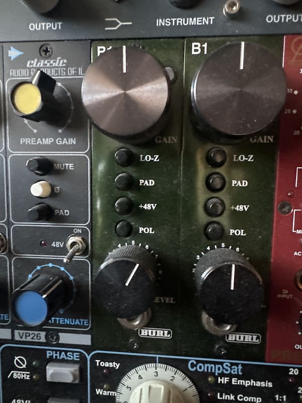 Pair Burl B1 500 Series Mic Preamp Module 2010s - Green | Reverb