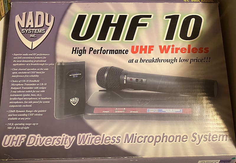 Nady Systems UHF 10 Diversity Wireless Microphone System | Reverb