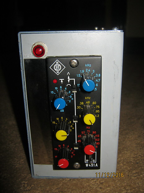 Neumann W491A Mastering EQ module German Made Professionally | Reverb