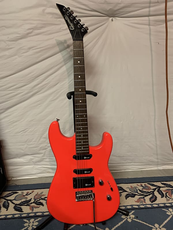Charvel Charvette 1988 - Neon Orange | Reverb