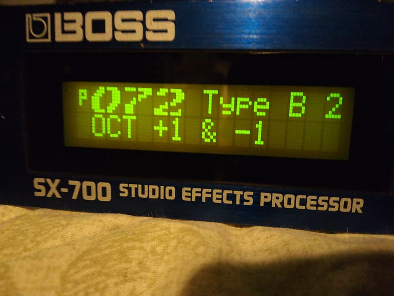 Boss SX 700 studio effects processor | Reverb