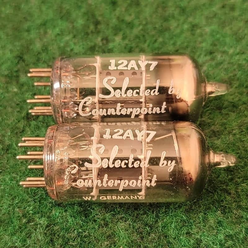 Lot Of 2 Ei (Yugo) 12AY7/12AT7 Preamp Tubes MATCH TEST ANOS | Reverb