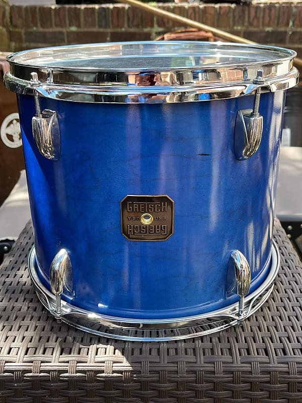 Gretsch USA 80s-90s - 12" x 10" Custom Color Blue Stain | Reverb