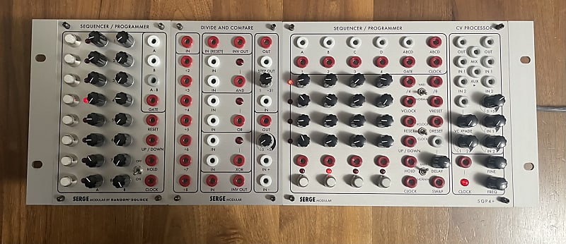 Serge Random Source 4U Sequencer Panel 2023 - Gray | Reverb