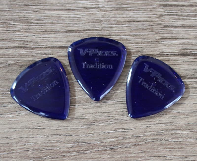 V-Picks Sapphire Tradition 2.75mm Clear Custom Guitar Pick | Reverb