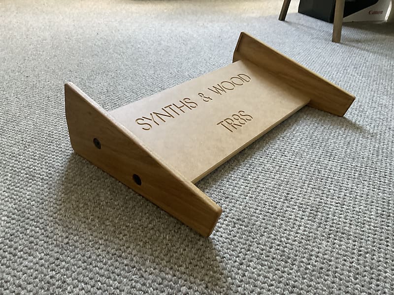 Synths and Wood Stand Oak Wood Wood | Reverb