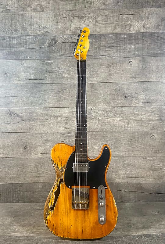 Custom Build Telecaster Thinline 2022 Butterscotch | Reverb Australia